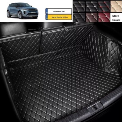 Custom Fit PU Leather Full Coverage Boot Liner For Land Rover Range ...