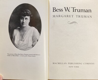 Bess W. Truman by Margaret Truman hb/1986 | eBay