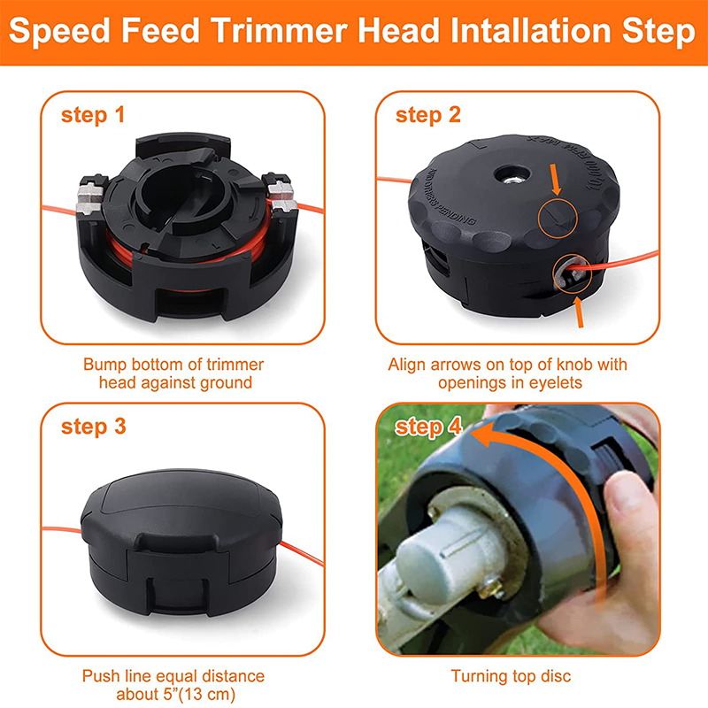 Speed Feed Bump Head Straight & Bent Shaft Brush Cutter Universal ...