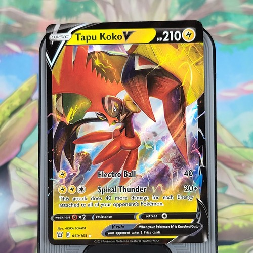 Tapu Koko V 050/163 Ultra Rare Battle Styles Pokemon Card NM/M | eBay