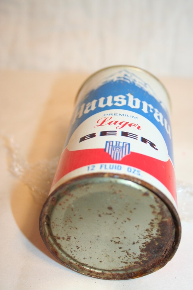 Hausbrau PREMIUM Lager BEER 12 oz. 1970's SS pull tab - Los Angeles ...