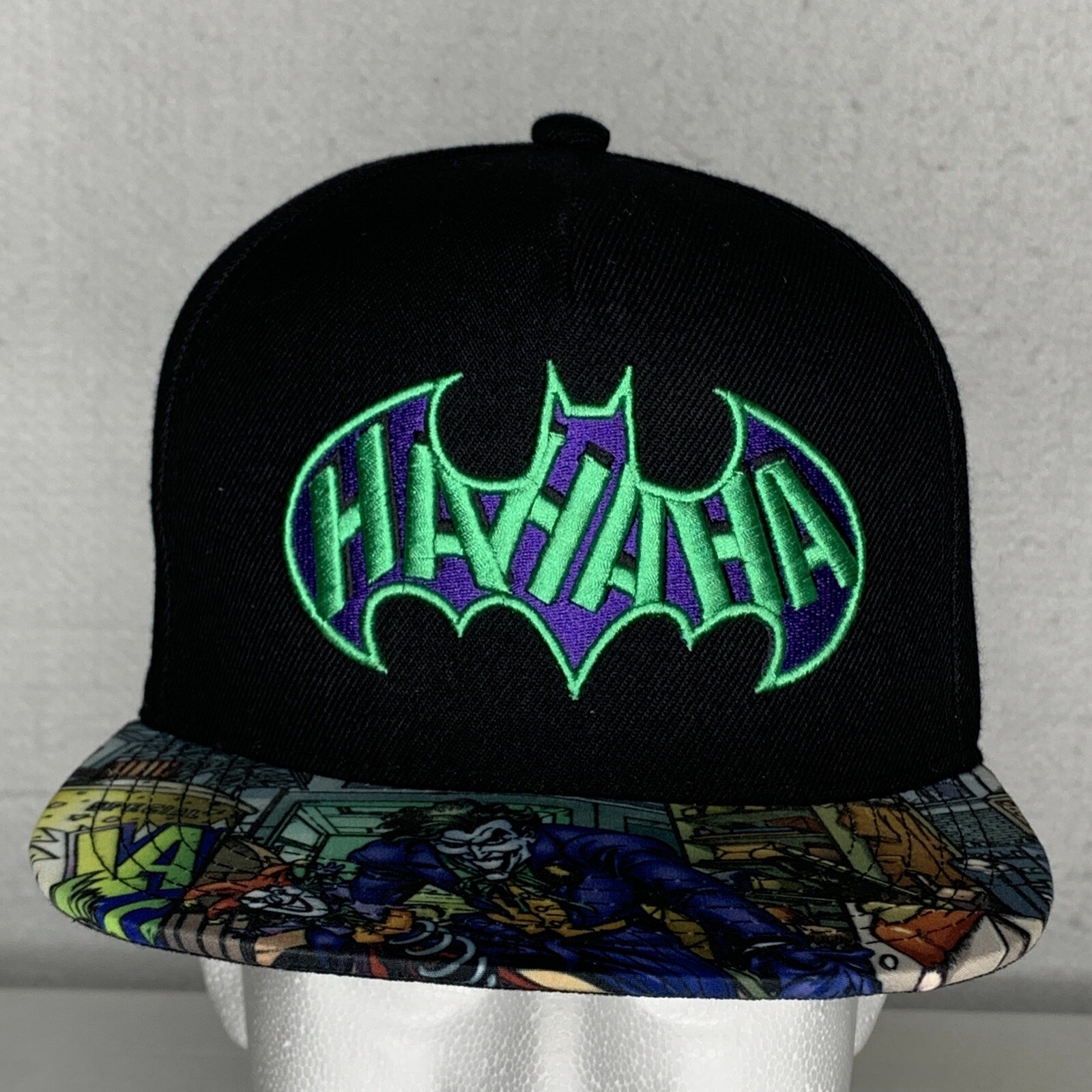 DC Comics Original Batman Joker Baseball Cap Hat HAHA… - Gem