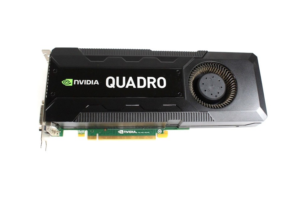 NVIDIA Quadro K5000 GPU 4GB GDDR5 PCIe 2x DP 2x DVI FP Graphics Card | eBay