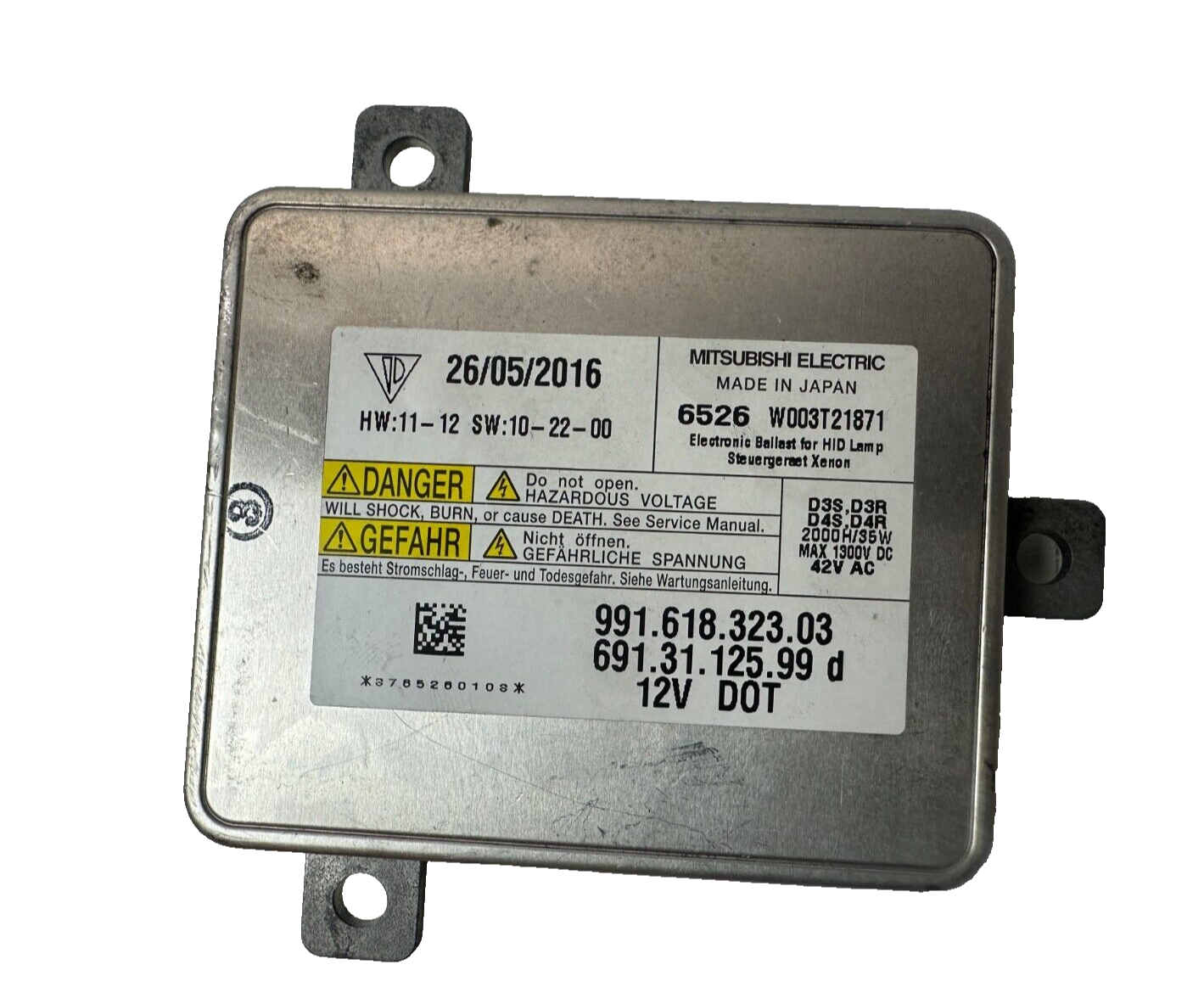 Porsche 911 991 GT3 Boxster Cayman Macan Xenon HID Headlight Ballast ...