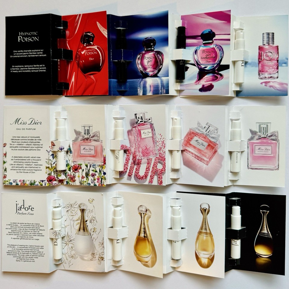 DIOR Perfume For Women Collection Sample Spray Vial 14pc Set | eBay