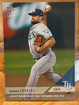 2018 Topps NOW 269 Nathan Eovaldi Tampa Bay Rays Mega SSP PR 166 | eBay