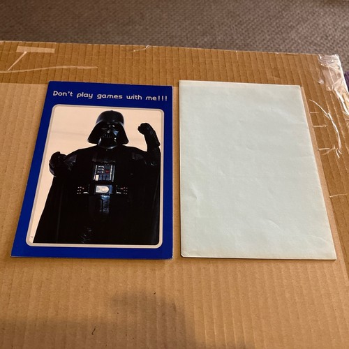 Star Wars Vintage 1977 Drawing Board Greeting Card Unused RARE Darth ...