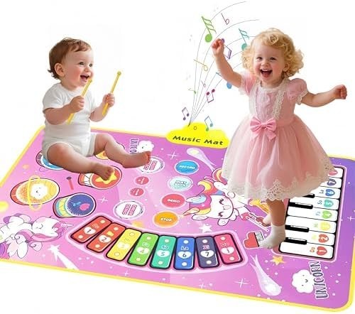 Baby Toys for 1 Year Old: Baby Musical Mat Toddler Toys Age 1-2 - 2 in ...