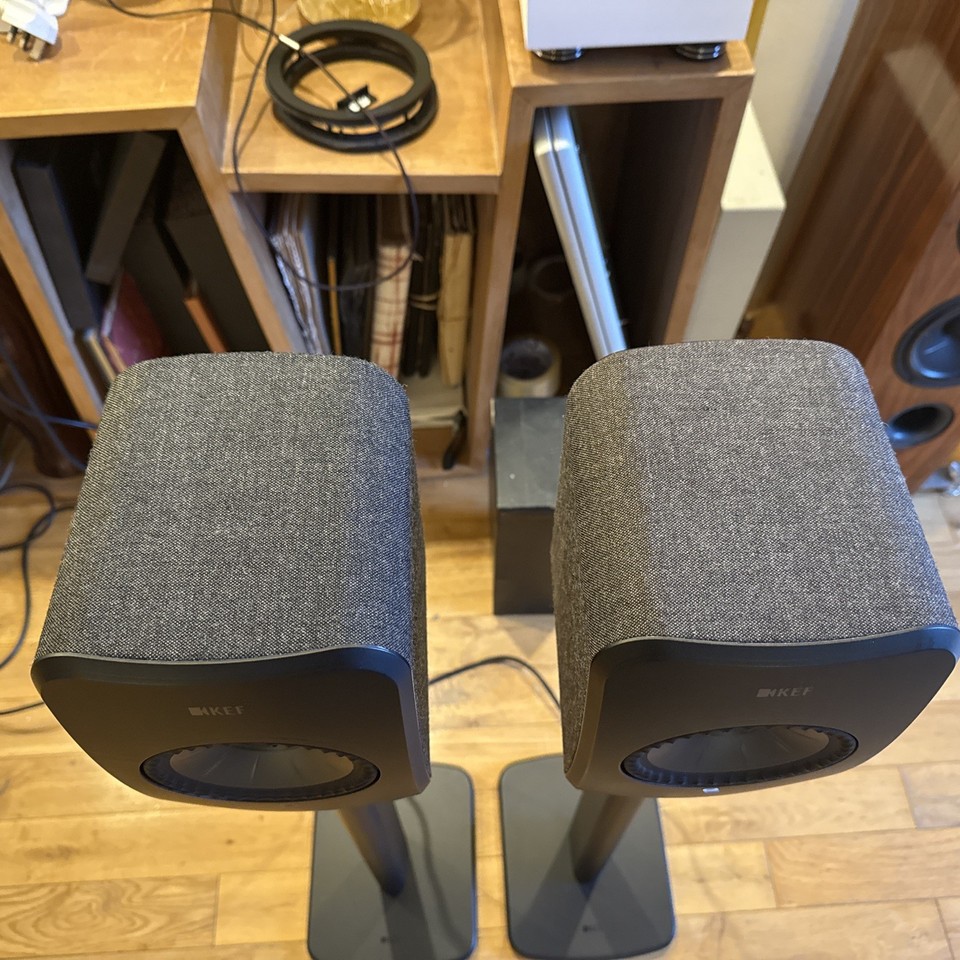 KEF LSX Active Speakers + KEF LS1 Floor Stands. | eBay UK