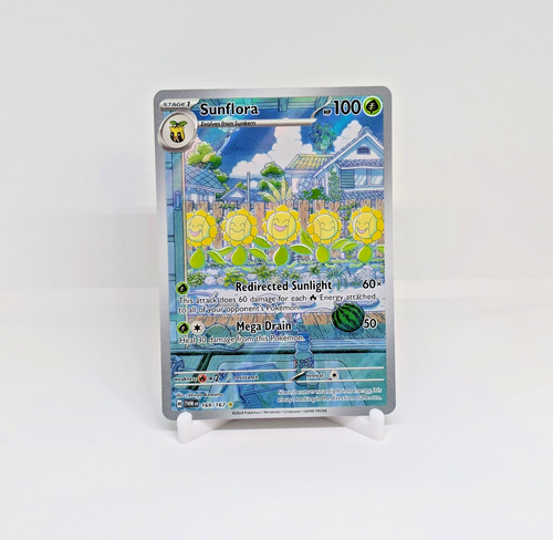 Sunflora 169/167 Twilight Masquerade 🌻 Illustration Rare Holo Secret ...
