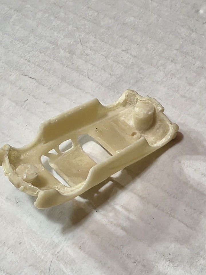 1960 Corvette Hardtop T-Jet mount HO Scale Resin Slot Car Body TYCO ...