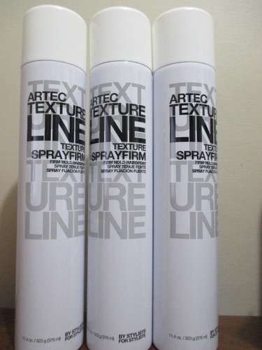 Lot of 3 ARTEC TEXTURE LINE TEXTURE Spray-Firm HAIR SPRAY 11.4 oz | eBay