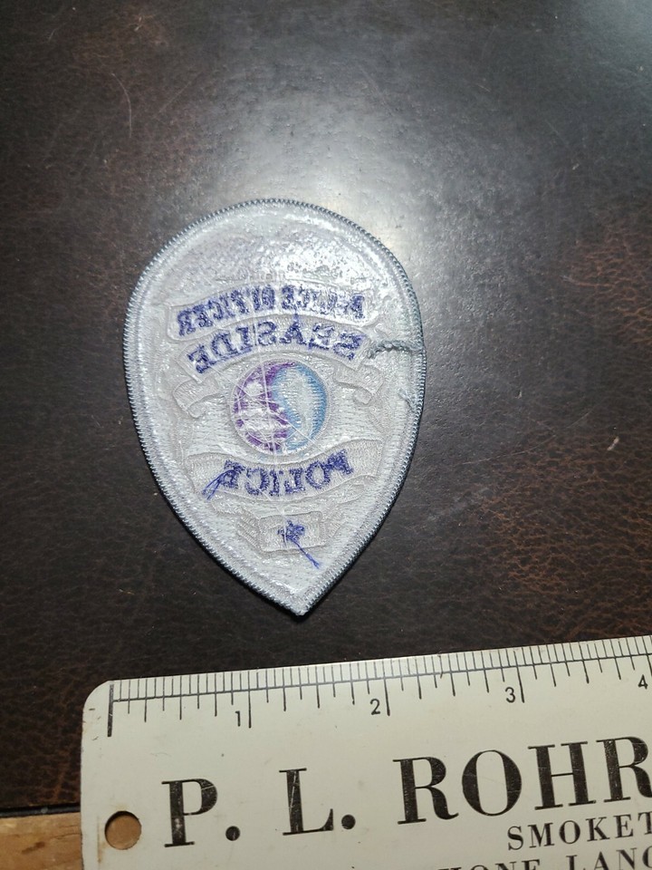 Vintage Obsolete Seaside Police Dept. Patch | eBay