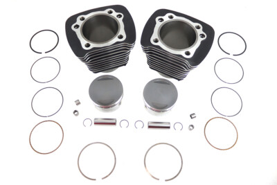 1270cc Cylinder and Piston Conversion Kit Black fits Harley Davidson | eBay