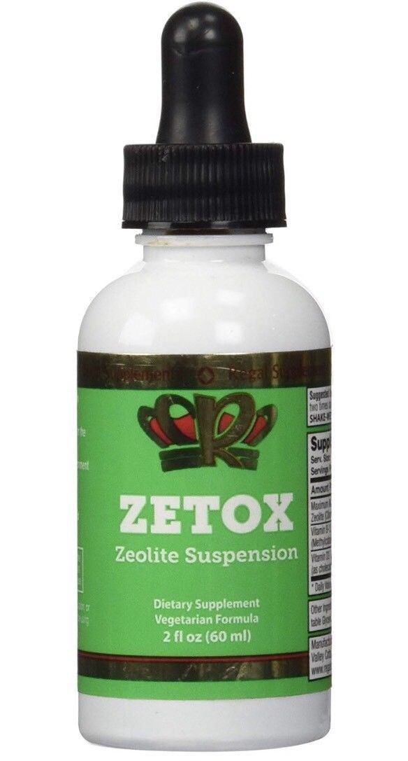 ZETOX Liquid Zeolite Suspension with B-12 & D3 Natural Energy & Immune ...