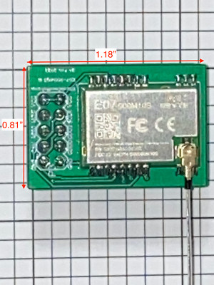 CC1101 Wireless Transceiver 868/915MHZ + U.FL Whip Antenna w/FCC/CE ...