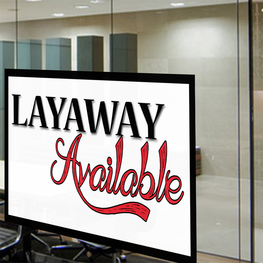 Decal Stickers Layaway Available Advertising Printing C Vinyl Store ...