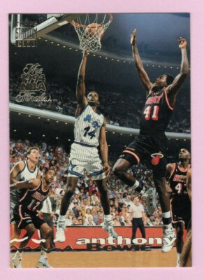 1993-94 Topps Stadium Club Anthony Bowie #42 Orlando Magic - NBA Finals ...