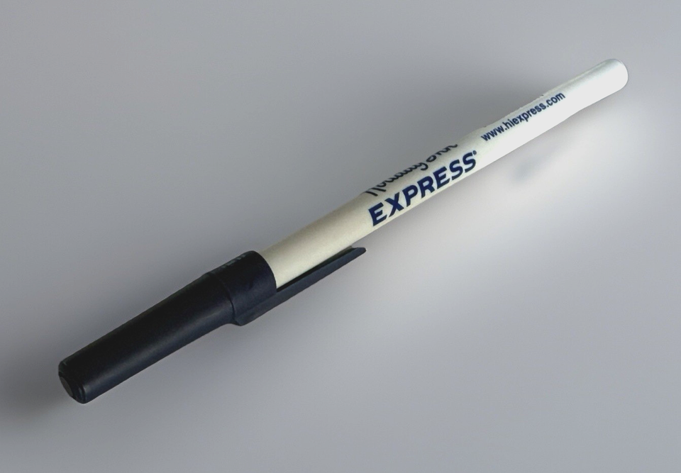 Vintage Holiday Inn Express Pen - Bic Blue Advertisement Promotional | eBay