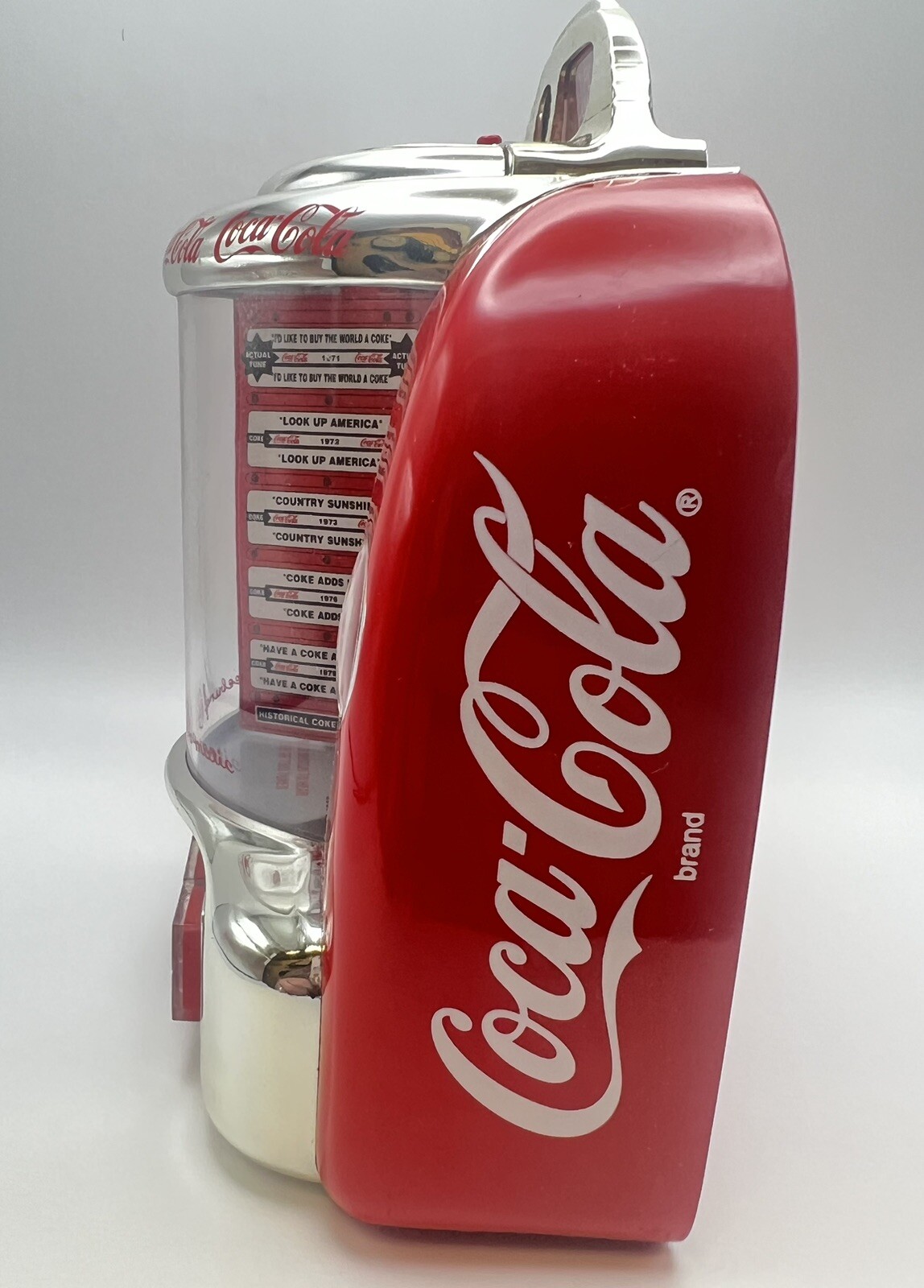 Vintage Coca-Cola Tabletop Jukebox Collectible Musical Bank Seeburg ...