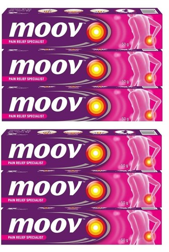 Moov Pain Relief Cream for Back Pain, Joint Pain, Knee Pain, Muscle ...