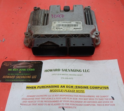 09 CADILLAC CTS CONTROL ECU ECM PCM YRTX BOSCH 12628462 | eBay