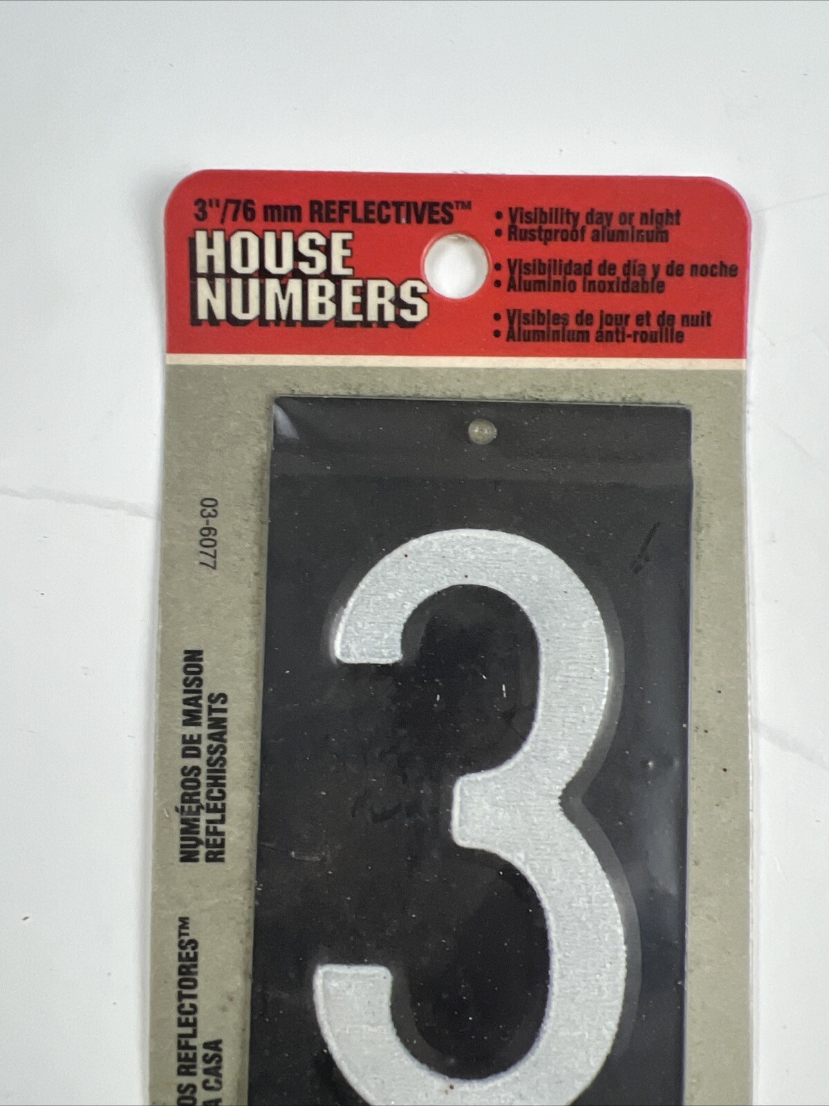 3 Reflective 3” House Number # 3 | eBay