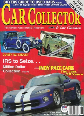 Car Collector magazine June 1996 excellent condition | eBay