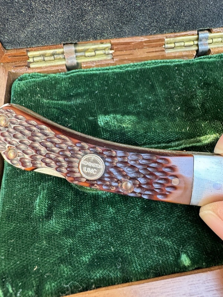 Vtg REMINGTON USA Single Blade R5 Gentleman UMC Pocket Knife NEW ...