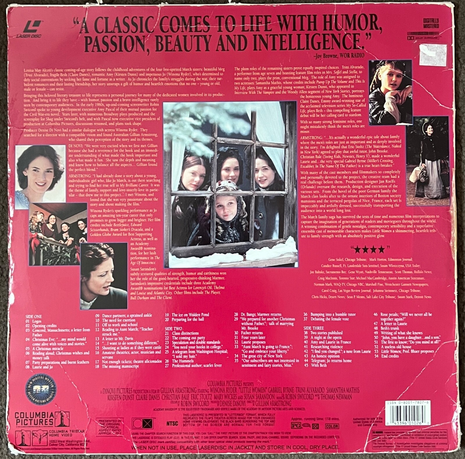 Occasion Petit Femme - 1994 Laserdisc 2-LD/3 Côtés Grand-écran 1:85 ...