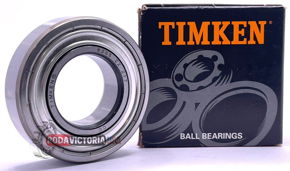 TIMKEN 6205 ZZC3 DEEP GROOVE BALL BEARING, METAL SHIELDED 25x52x15mm | eBay