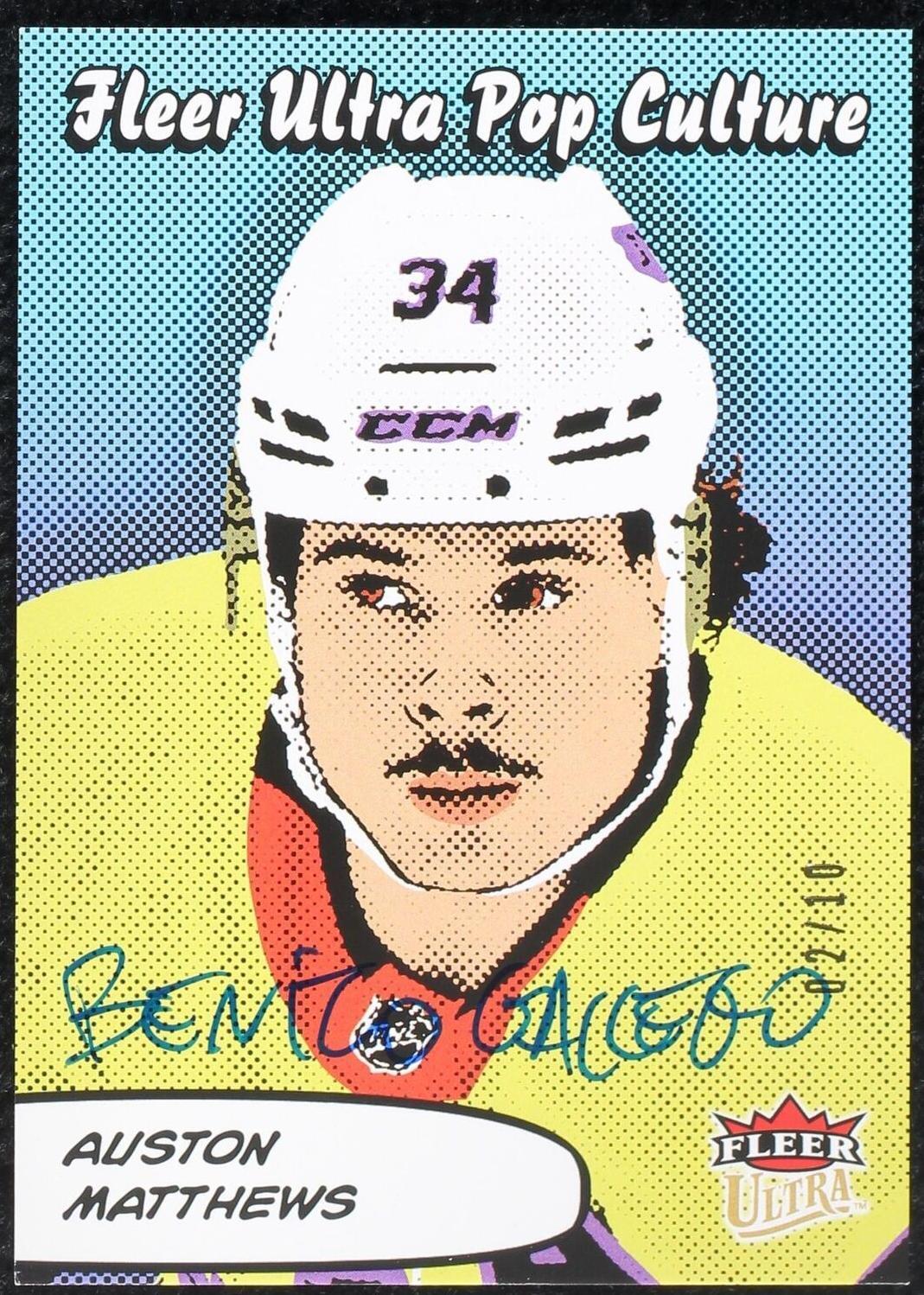 2021-22 Upper Deck Fleer Ultra - Pop Culture Auston Matthews #PC-5 ...