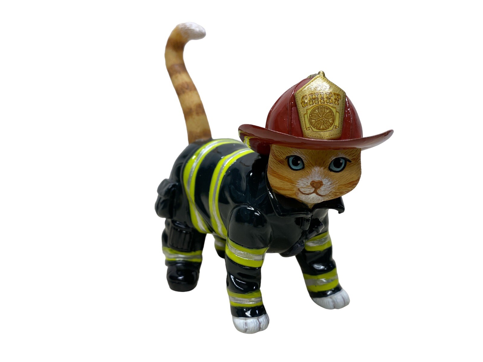 Hamilton Collection Furr-Ever Firefighter Cat Collection Chief Furry ...