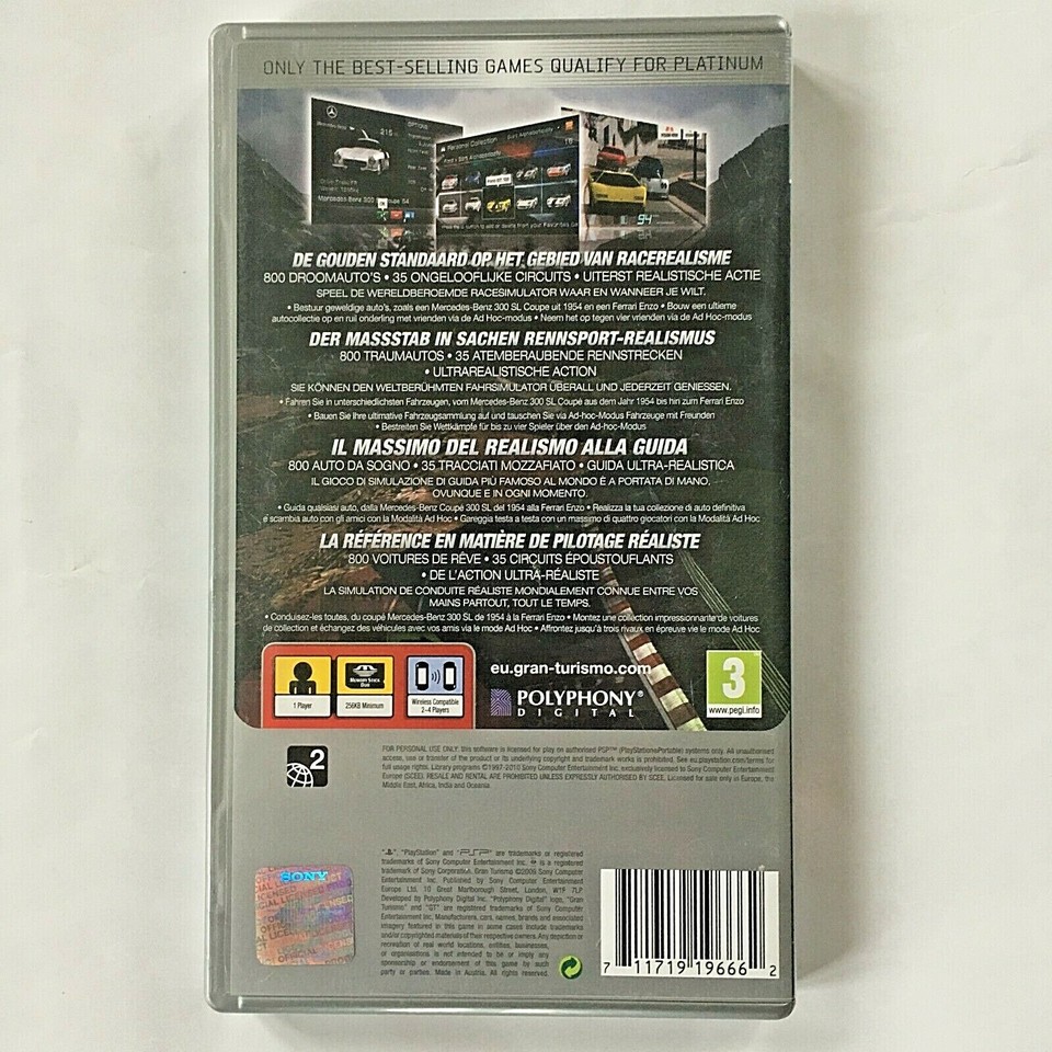 PSP Gran Turismo Sony PlayStation UMD - GT | eBay