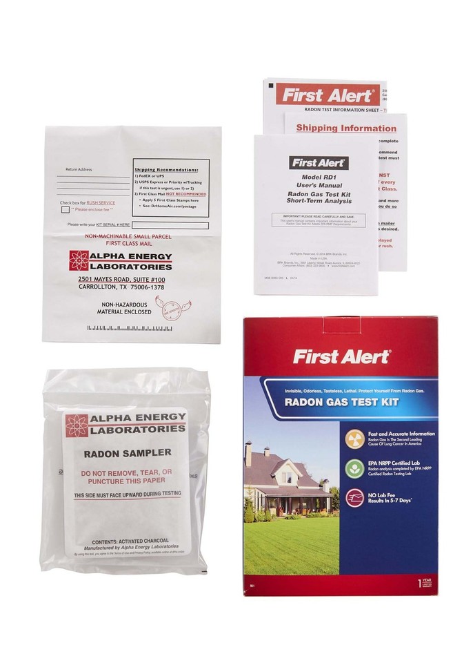 First Alert Radon Gas Test Kit, RD1 885386971607| eBay