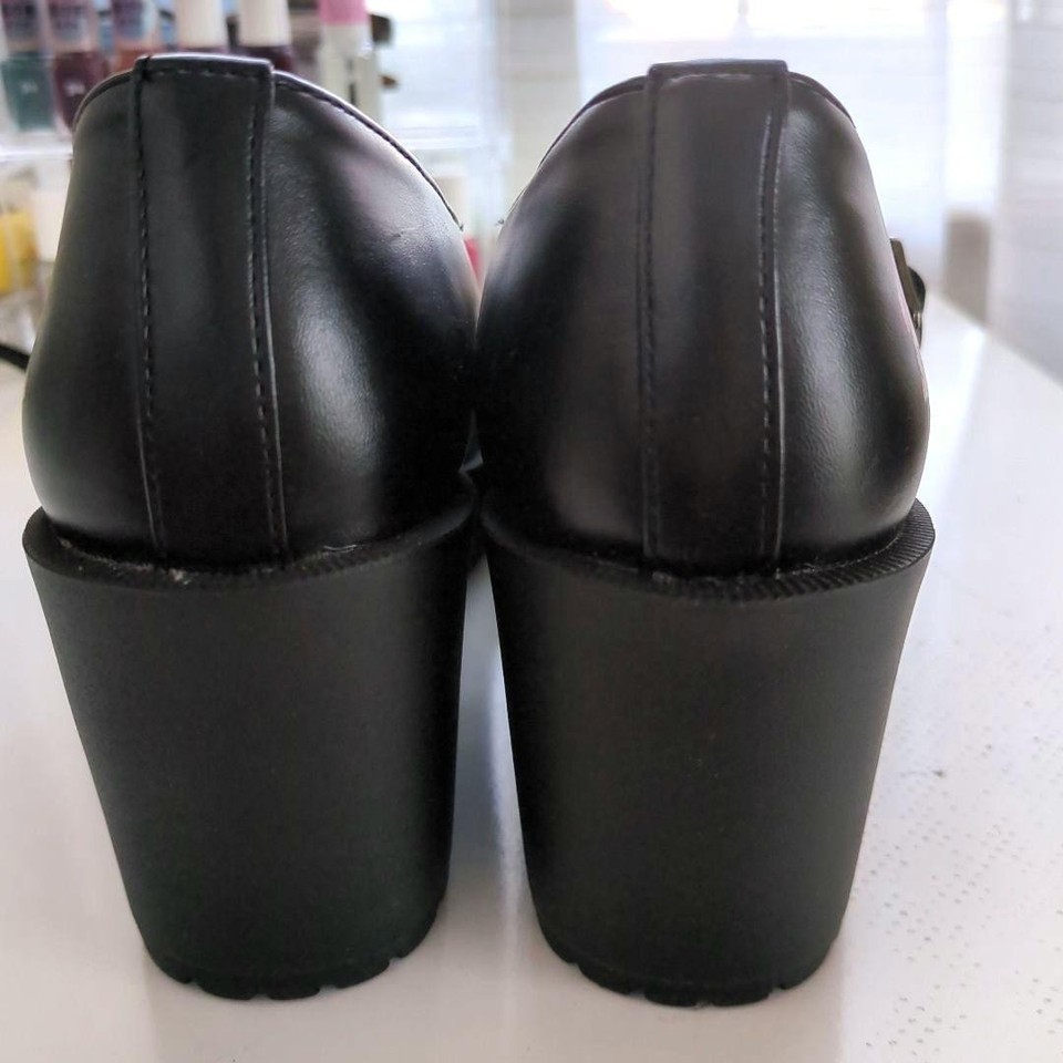 My Melody Black Thick Sole Shoes Landmine Size L Used | eBay