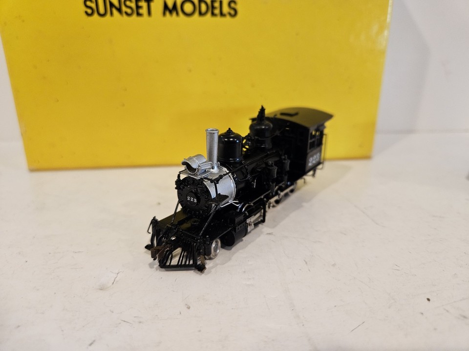 Sunset Models HOn3 Brass 2-8-0 C-16 Class D&RGW #223 Painted Runs Well ...