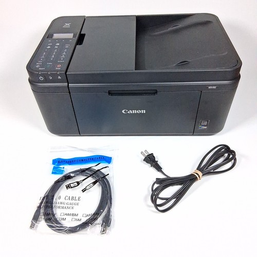 Canon PIXMA MX492 Wireless All-in-One Inkjet Printer w/Power Cord & USB ...