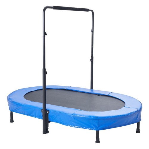 56" Trampoline for Kids Foldable Mini Toddler Trampoline Indoor Outdoor ...