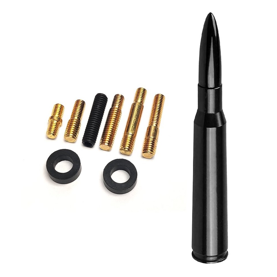 BULLET ANTENNA 50 CAL CALIBER for CHEVY GMC TRUCK SUV SILVERADO SIERRA ...