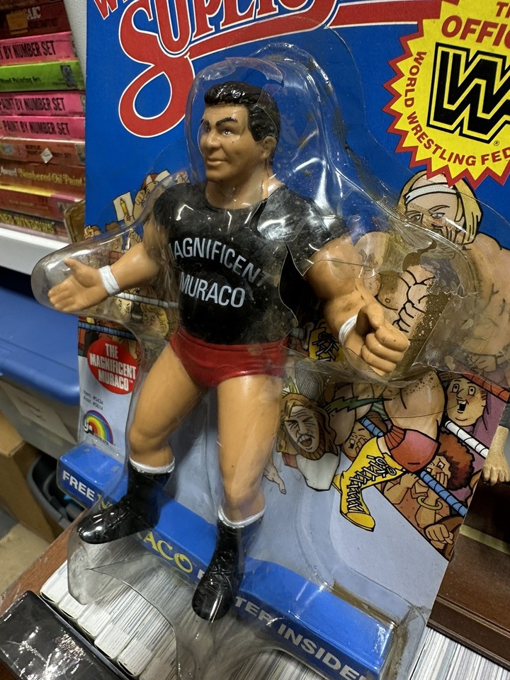 LJN WWF Wrestling Superstars The Magnificent Muraco MOC old stock ...