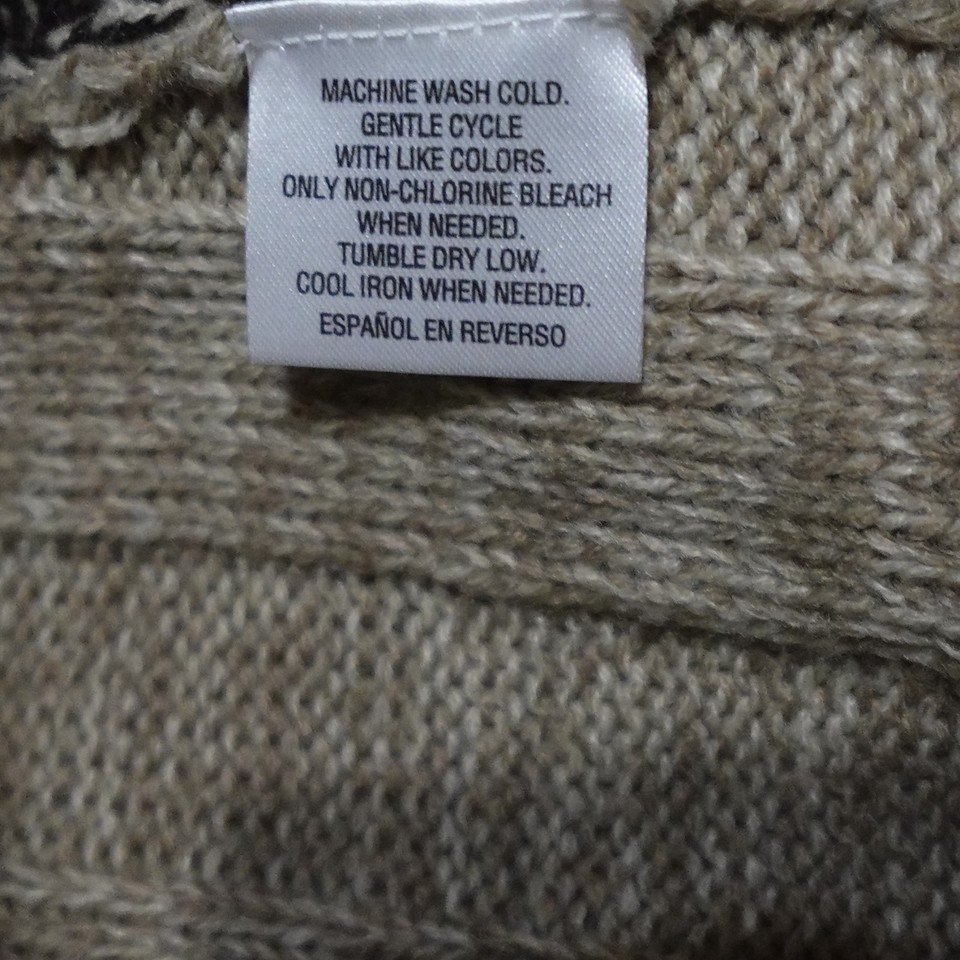 Style & Co Knitted Sweater Dress Women's Medium Multicolor Colorblock ...