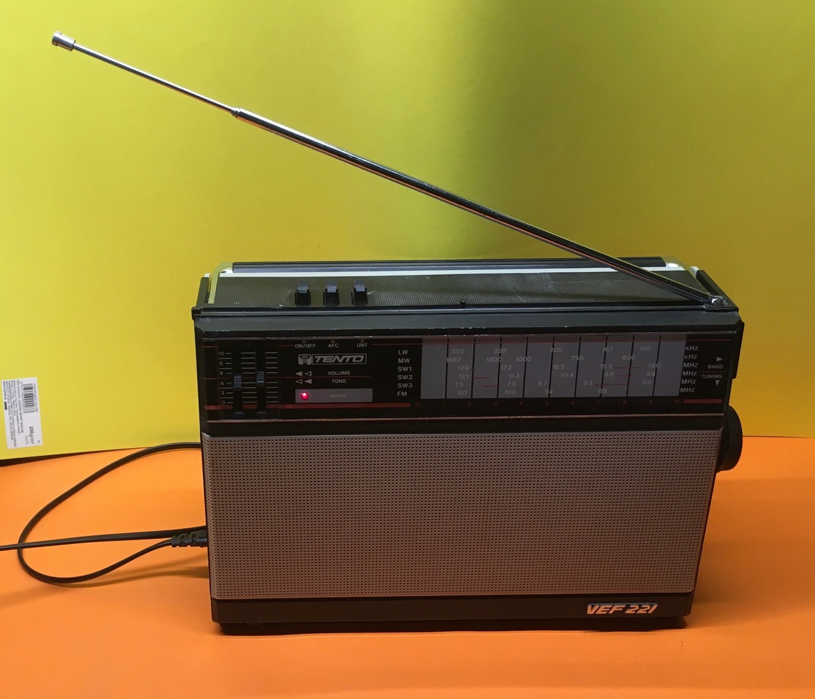Vintage Russian Radio VEF 221 Tento | eBay