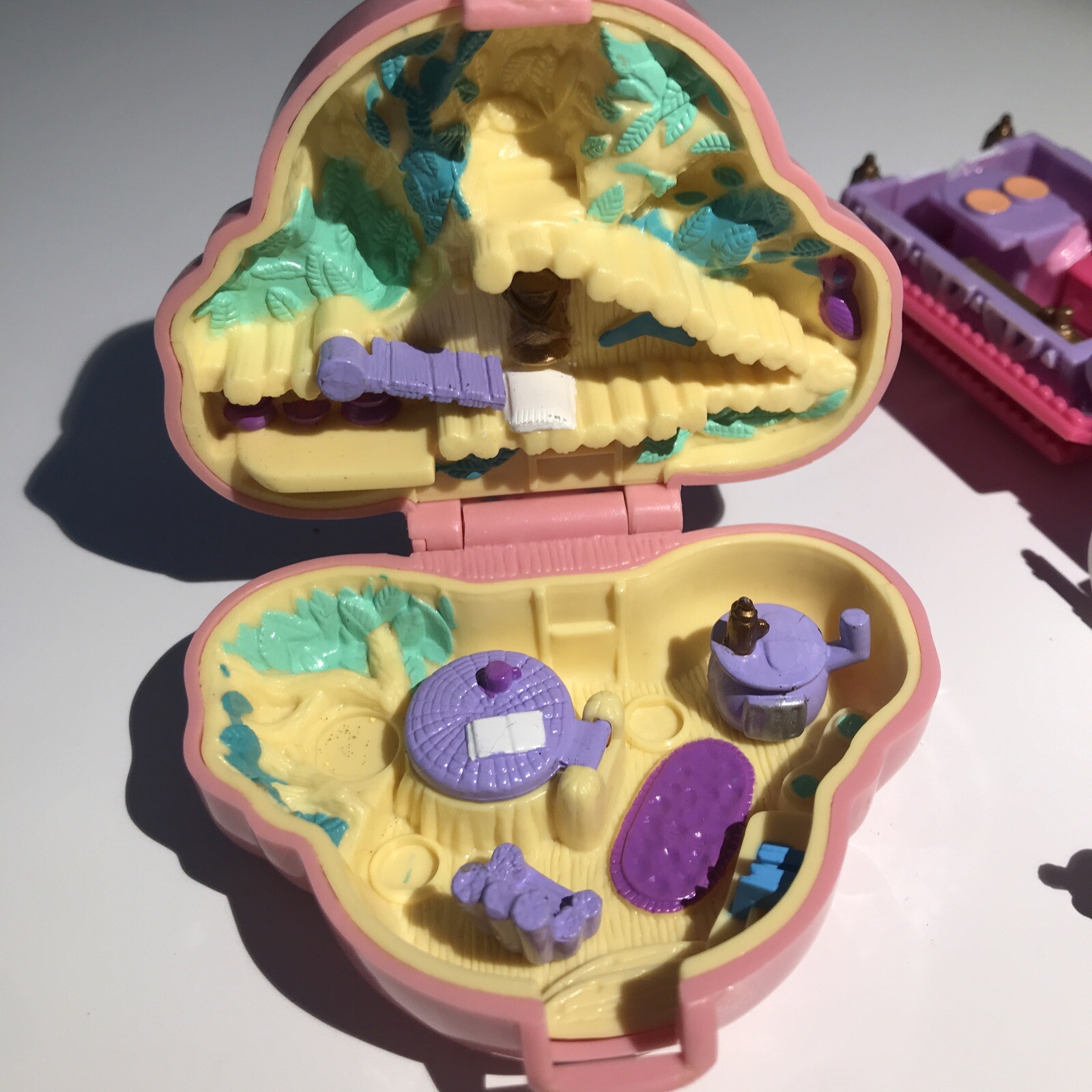 1994 Vintage Polly Pocket Koala Picnic Compact Gypsy Wagon Bluebird 2 ...