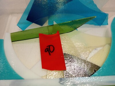 Fusing Glass 90 COE Colored Scrap for Fusing- Bullseye 8 Pounds | eBay