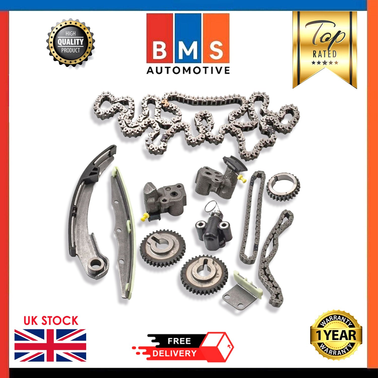 MURANO MAXIMA & PATHFINDER VQ35DE 3.5 PETROL ENGINE TIMING CHAIN KIT ...