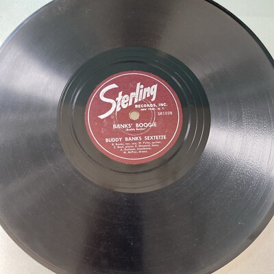 1945 R&B - Buddy Banks Sextette 78 rpm STERLING 102 BANKS BOOGIE V+ | eBay