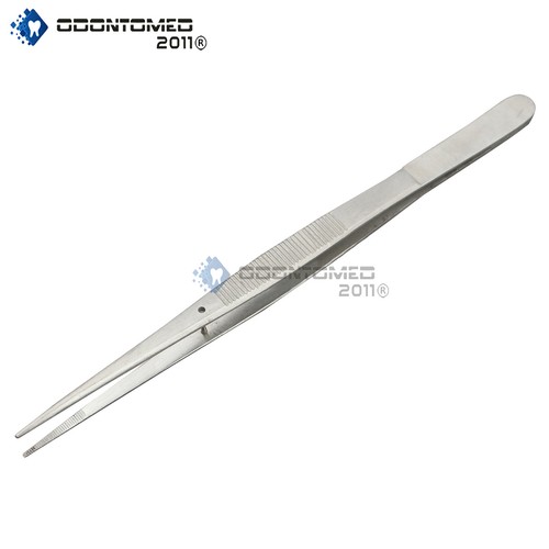 SEMKEN Tweezers 5" Serrated Surgical Cotton Forceps Dental Instruments ...