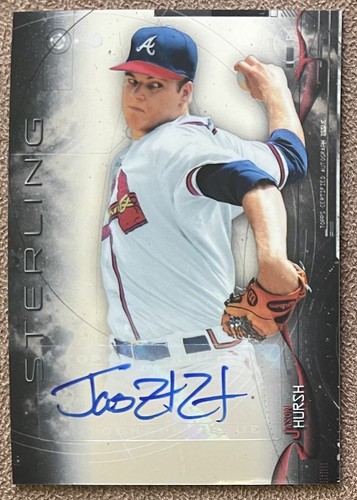2014 Bowman Sterling Prospect Autograph Jason Hursh Atlanta Braves # ...