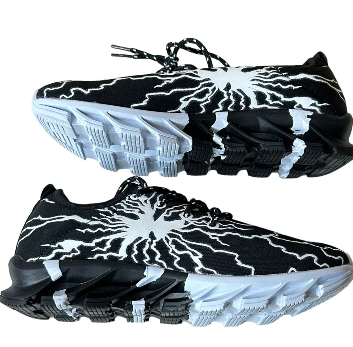 Tennie Shoes Running Size 6 Slip Easy Wear Black Lightweight Stylish ...